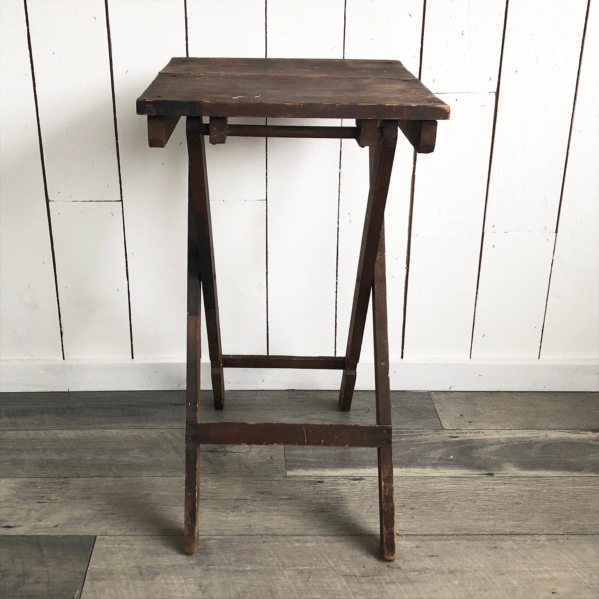 Rustic Folding Wood Table Glamping Table Camping Table Side | Etsy