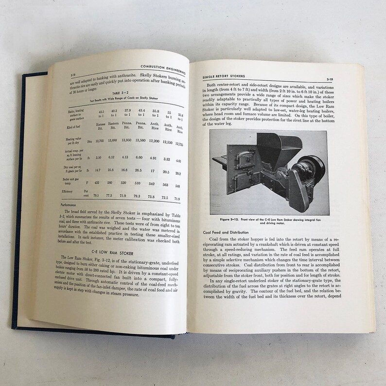 1957 Combustion Engineering Reference Book for Fuel Burning & | Etsy