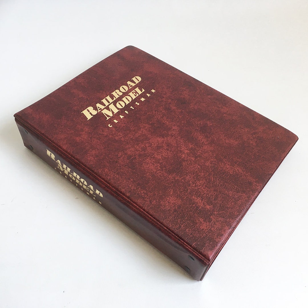 1960s-70s Railroad Model Craftsman Magazines in Binder - 12 Months ...
