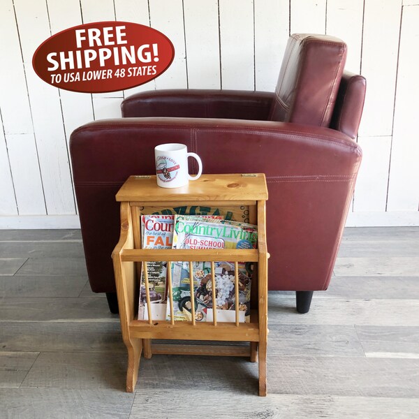 Magazine Rack Table - Etsy