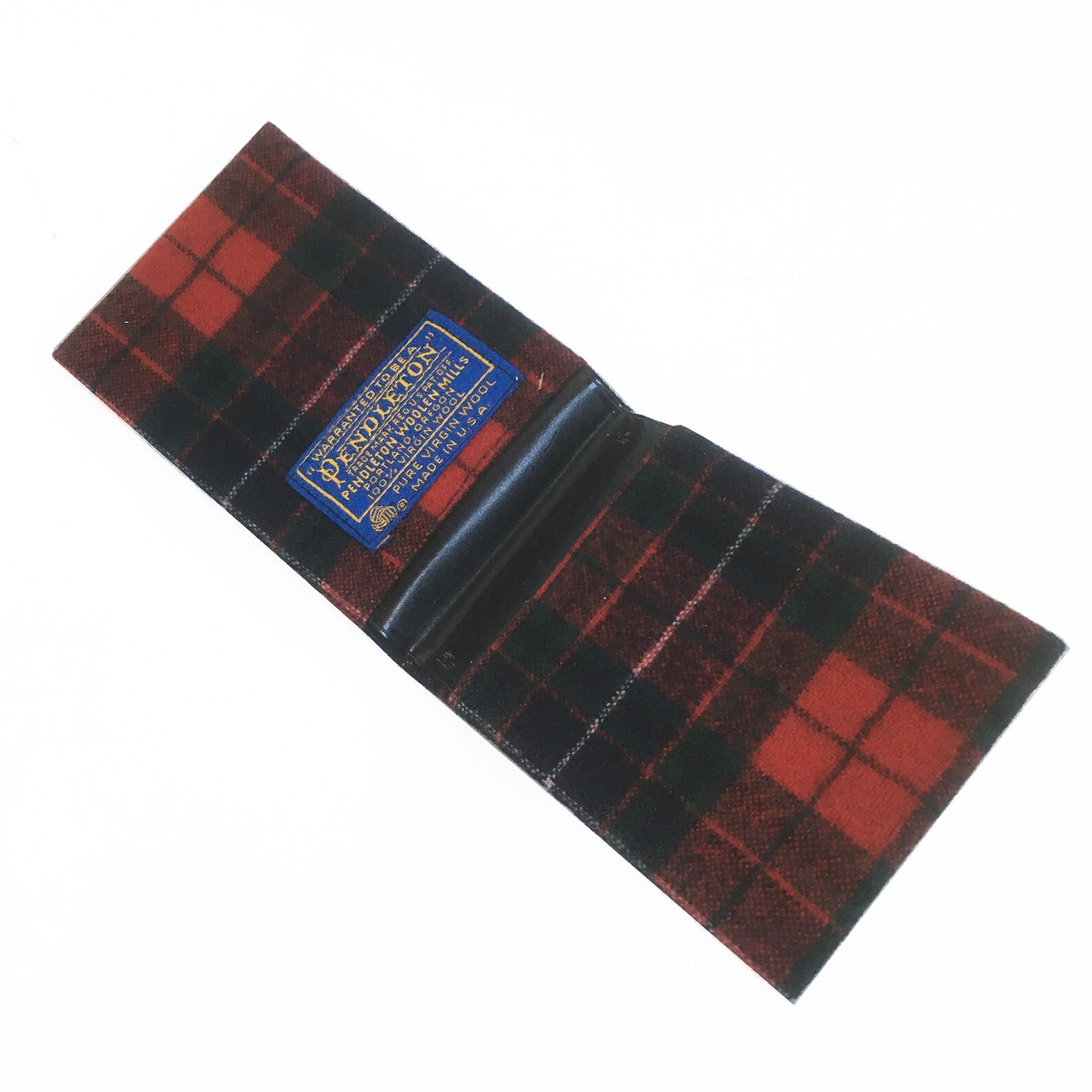 Pendleton Plaid Wool Memo Pad Holder Memo Pad Wallet Red | Etsy