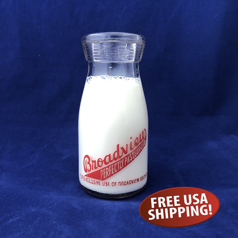 Vintage Milk Bottles - Etsy