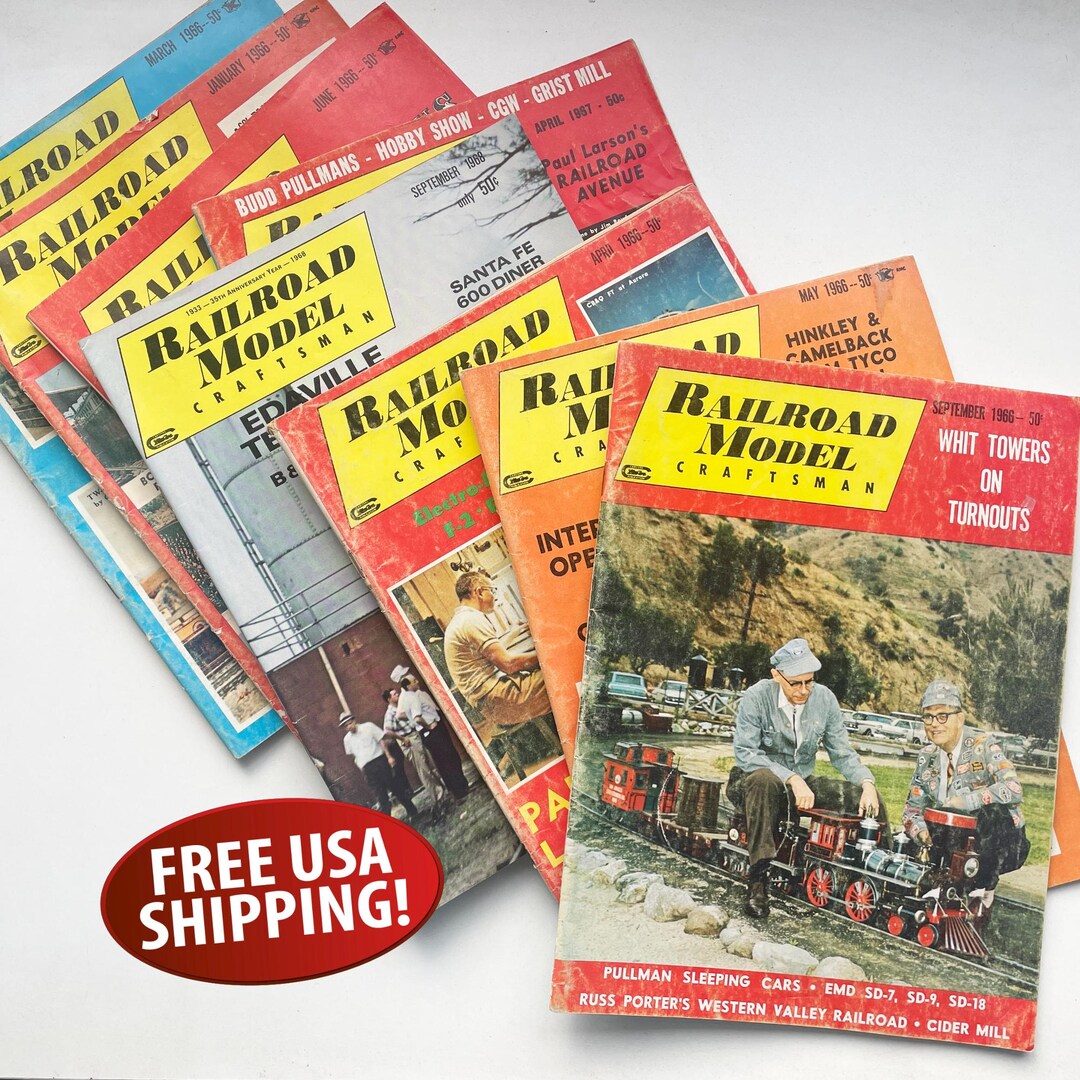 Vintage Railroad Model Craftsman Magazine - Magazine Back Issues From ...