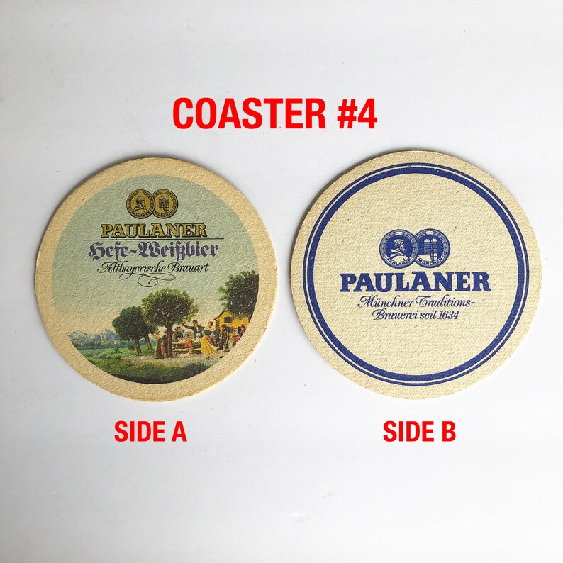 1970s-80s Beer Coaster German Beer Coaster Bier Coaster - Etsy
