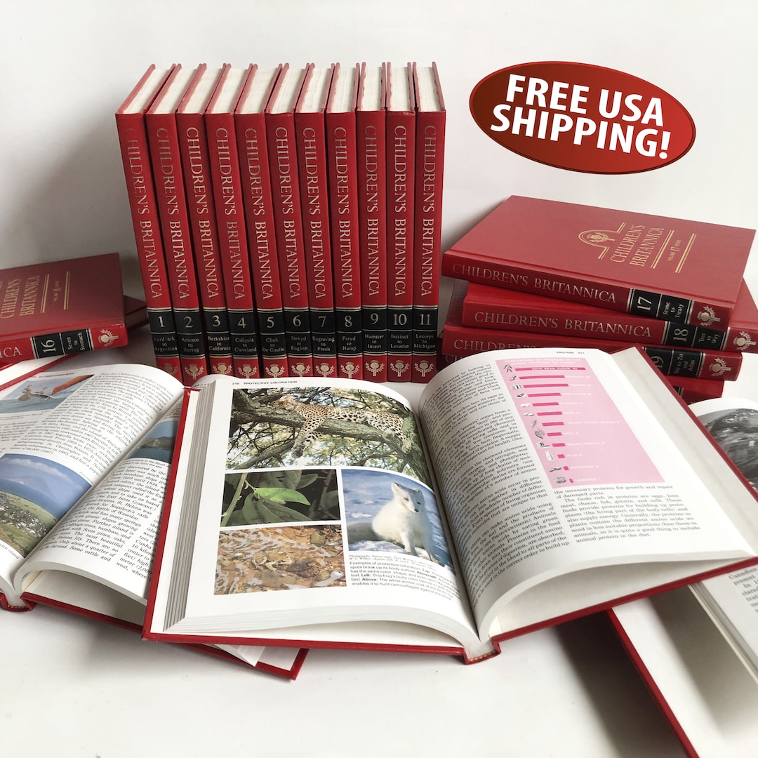 1989 Children's Britannica Encyclopedia Set, Complete 20 Volume Set, 18 ...