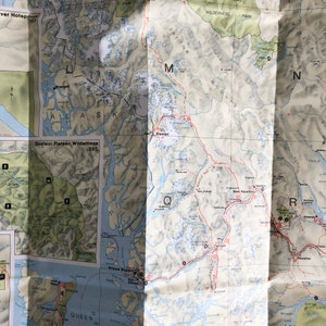 Two Vintage British Columbia Canada Tourist Maps and Brochures From ...