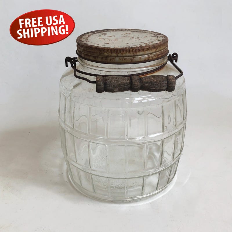 Antique Pickle Jar - Etsy