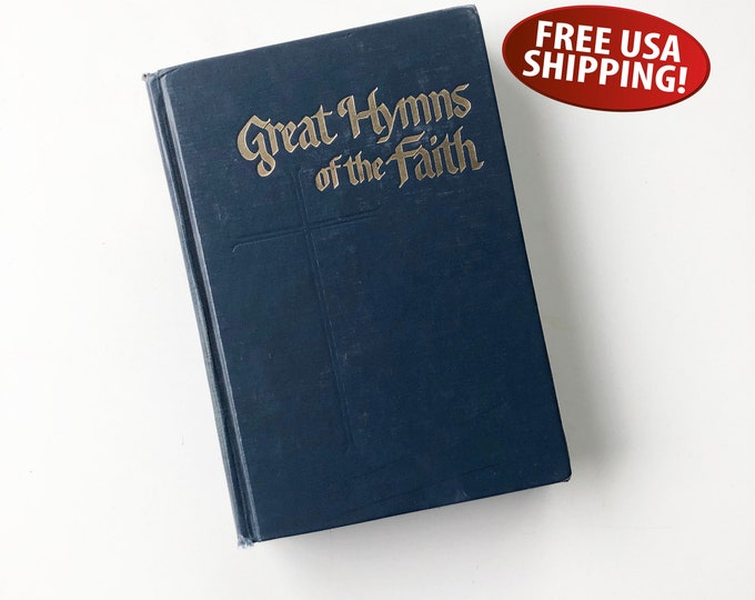 Vintage Great Hymns of the Faith - 1968 Church Hymnal, Church Hymn Book ...