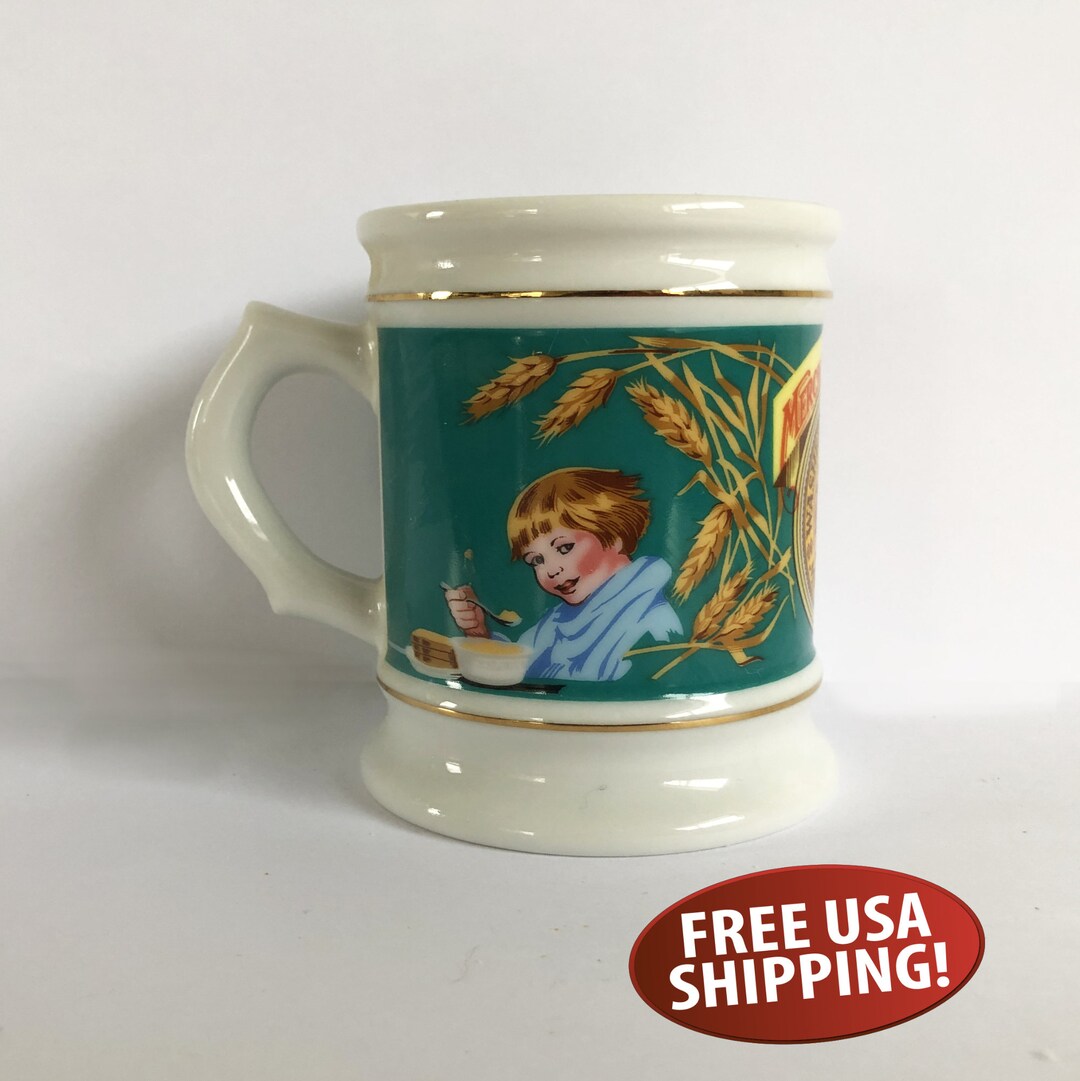Vintage Gold Medal Flour Mug: 1980s Franklin Porcelain Advertising Art ...