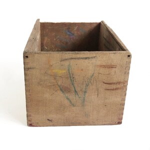 Old Ambrite Colored Chalk Crayons Wooden Box, Artist Box, Studio ...