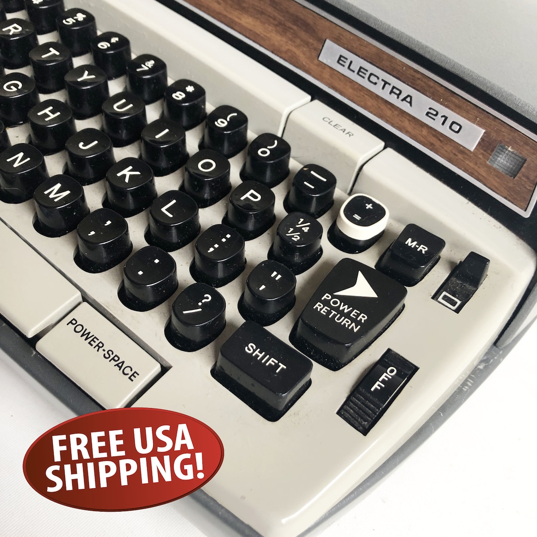 Replacement Typewriter Keys & Buttons for a 1970s Smith Corona Electra ...