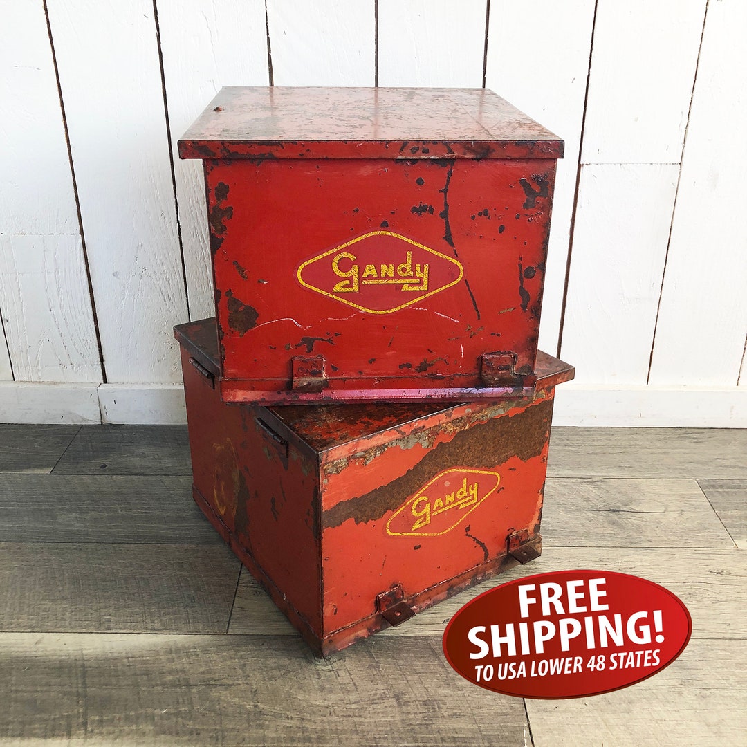 Old Gandy Seed-fertilizer Hopper Box Old Farm Equipment - Etsy