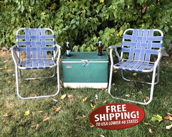 Mid Century Coleman Green & White Metal Ice Chest, Cooler, Camping ...