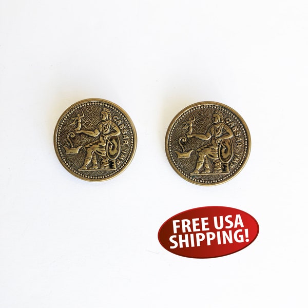 Embossed Button - Etsy
