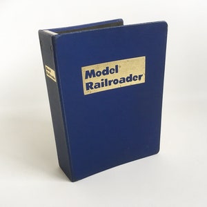 1960s-70s Model Railroader Magazines in Hardback Binder - 12 Months ...