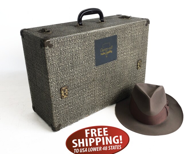 1950s Carry-all Tube Caddy, Vacuum Tube Carrying Case, TV Repairman's ...