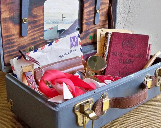 World War II U.S. Gi's Box With Personal Effects "a Solidiers Handmade ...