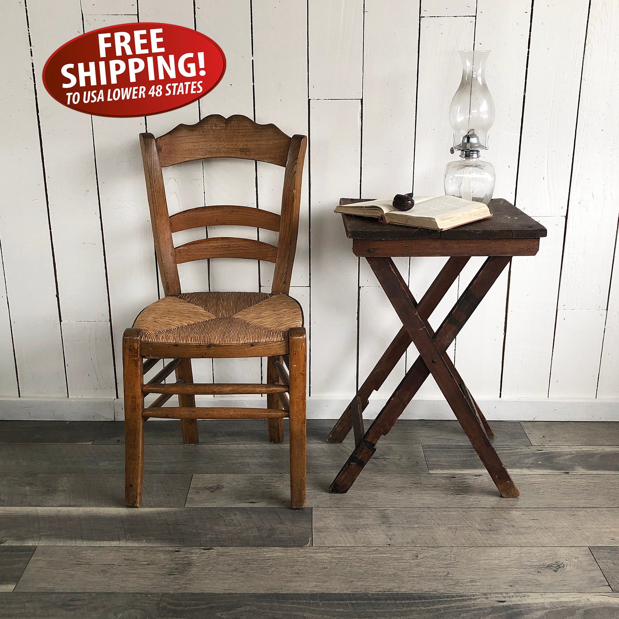 Rustic Folding Wood Table Glamping Table Camping Table Side | Etsy