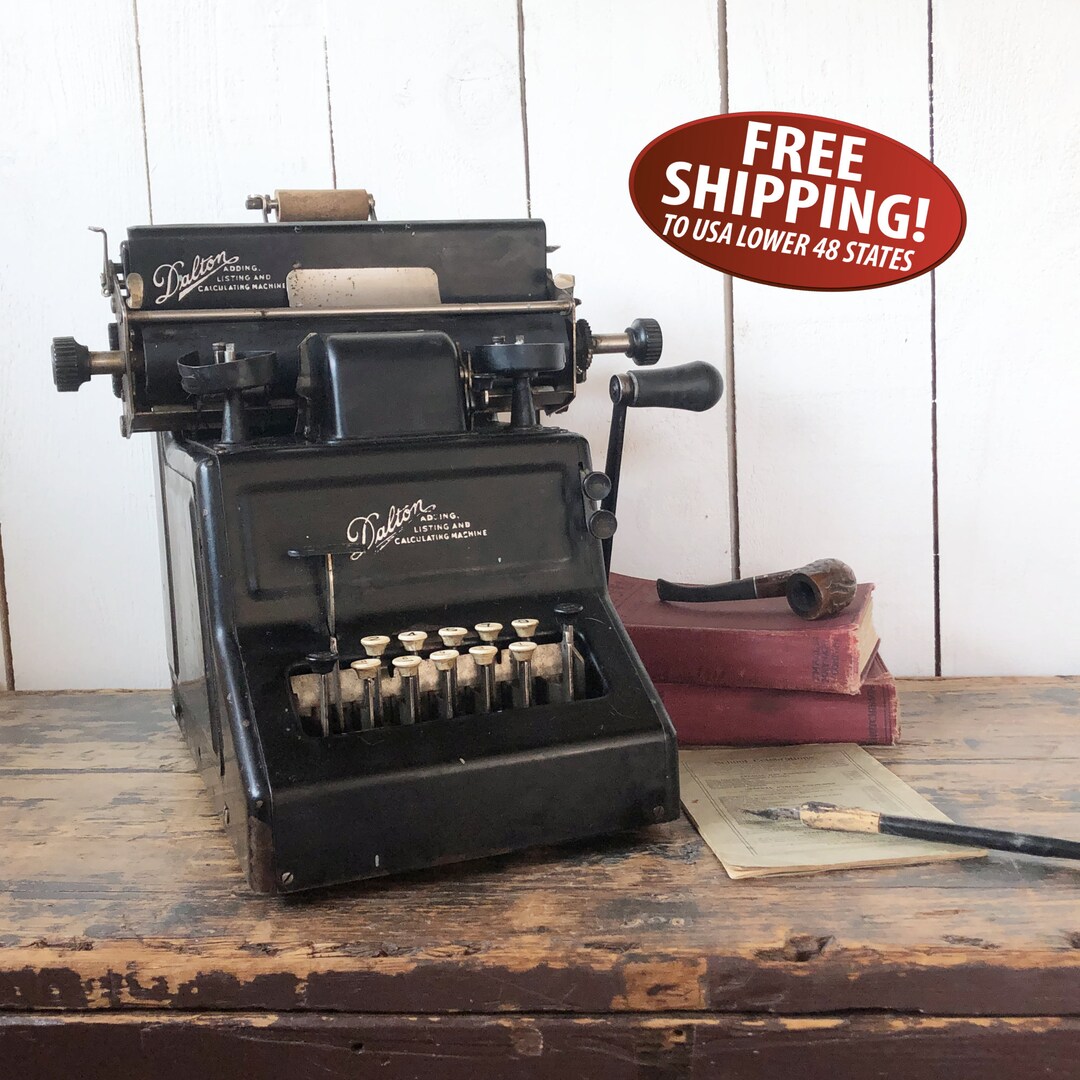 1920s Dalton Hand-crank Adding Machine Calculating Machine - Etsy