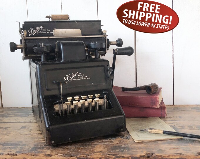 1920s Dalton Hand-crank Adding Machine, Calculating Machine Non-working ...
