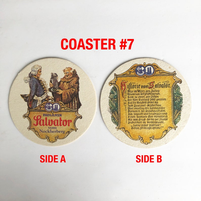 1970s-80s Beer Coaster German Beer Coaster Bier Coaster - Etsy