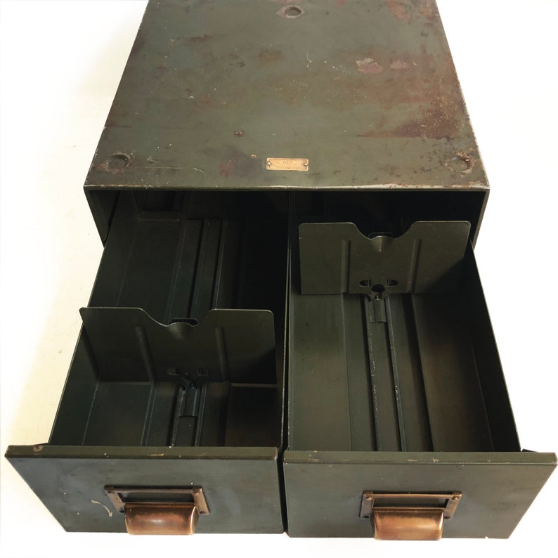 1930s-1940s General Fireproofing Card File Cabinet With Two - Etsy