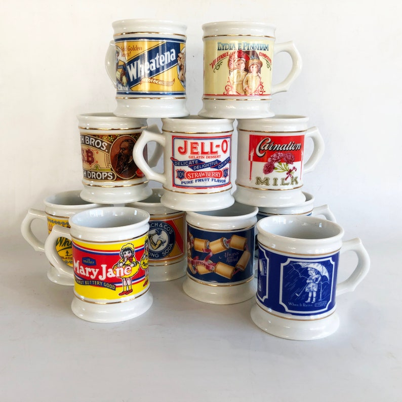 Vintage D.M. Ferry & Co. Seeds Mug 1980s Franklin Porcelain - Etsy