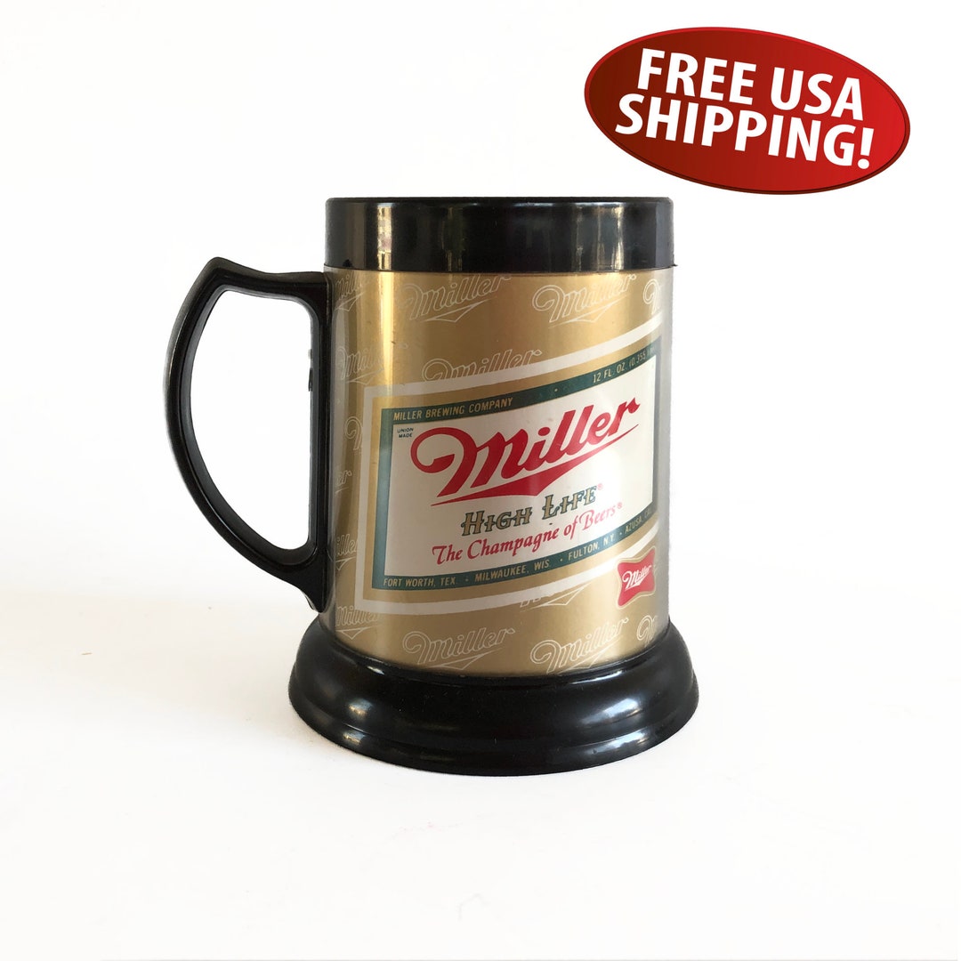 1980s Miller High Life Plastic Mug, Tumbler, 10 Oz Mug, New-old-stock ...