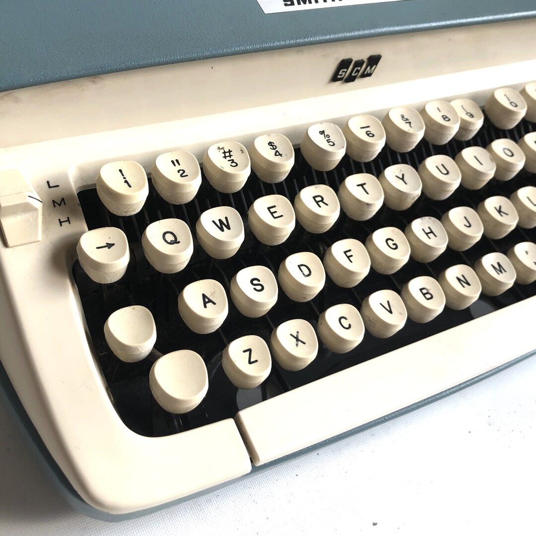 Replacement Typewriter Keys for a 1960s Smith Corona Galaxie Typewriter ...