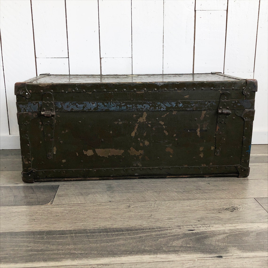 Antique WWI U.S. Army 4th Infantry Trunk Officer's Trunk | Etsy