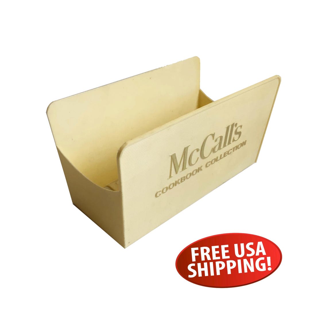 Midcentury Mccalls Cookbook Collection Storage Rack, Book Holder ...