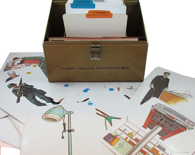 1960s Peabody Language Development Kit - 250+ Flash Cards - Etsy