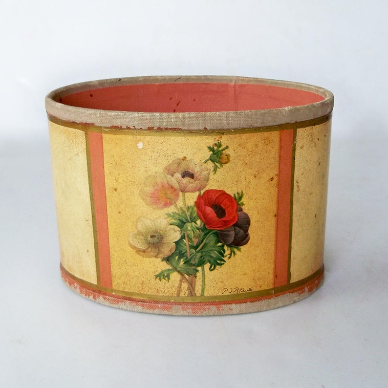 Vintage Oval Storage Box Dresser Box Bathroom Storage - Etsy