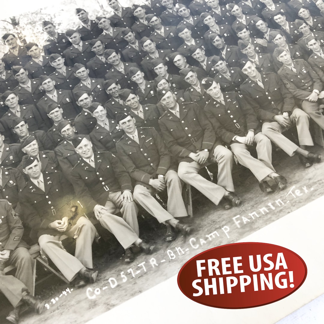 World War Two U.S. Army Panoramic Photo From Camp Fannin Texas Original ...