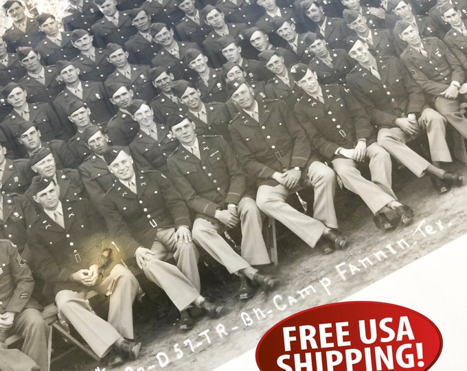 World War Two U.S. Army Panoramic Photo From Camp Fannin Texas ...