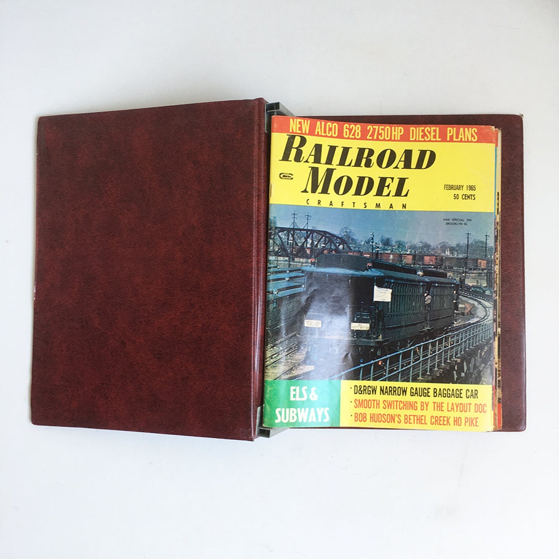 1960s-70s Railroad Model Craftsman Magazines in Binder 12 - Etsy
