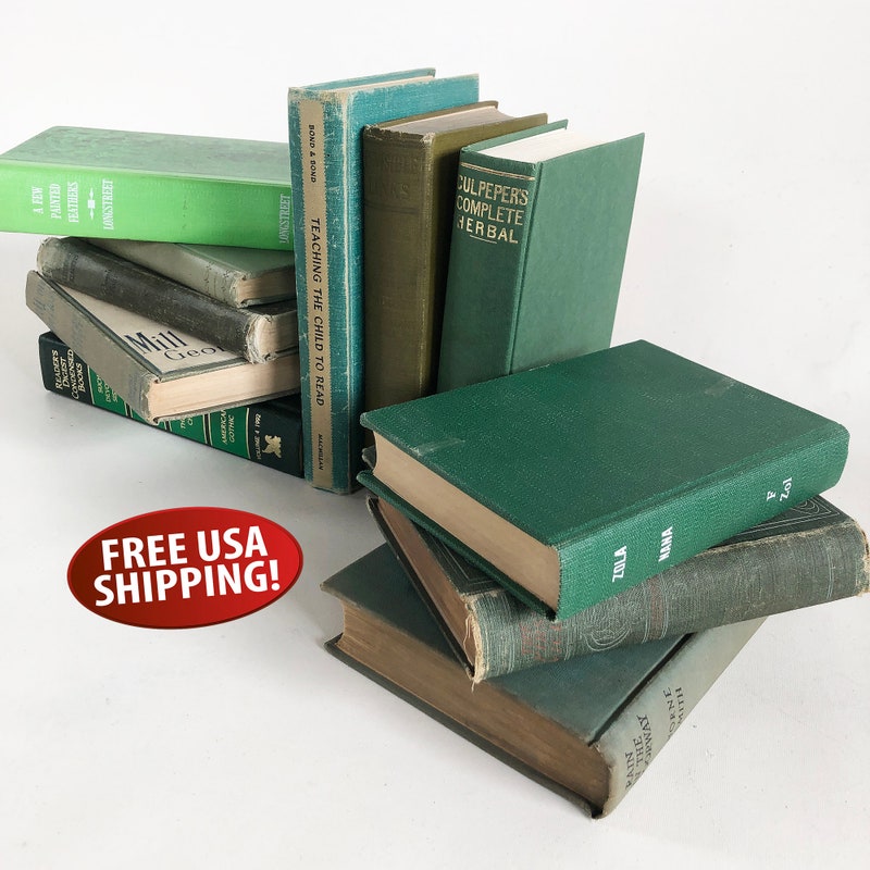 Green Books - Etsy