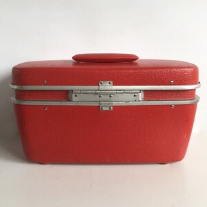 Red Mid-century Royal Traveller Train Case Travel Case - Etsy