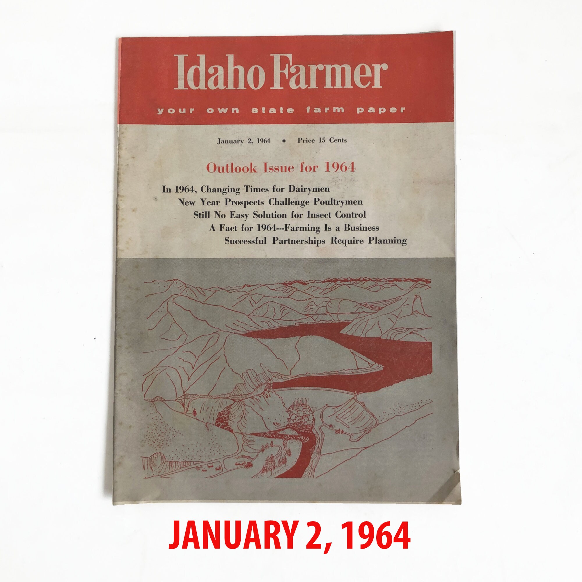 1960s Idaho Farmer Newspaper, Farmer's Magazine, Mid-century Farming ...