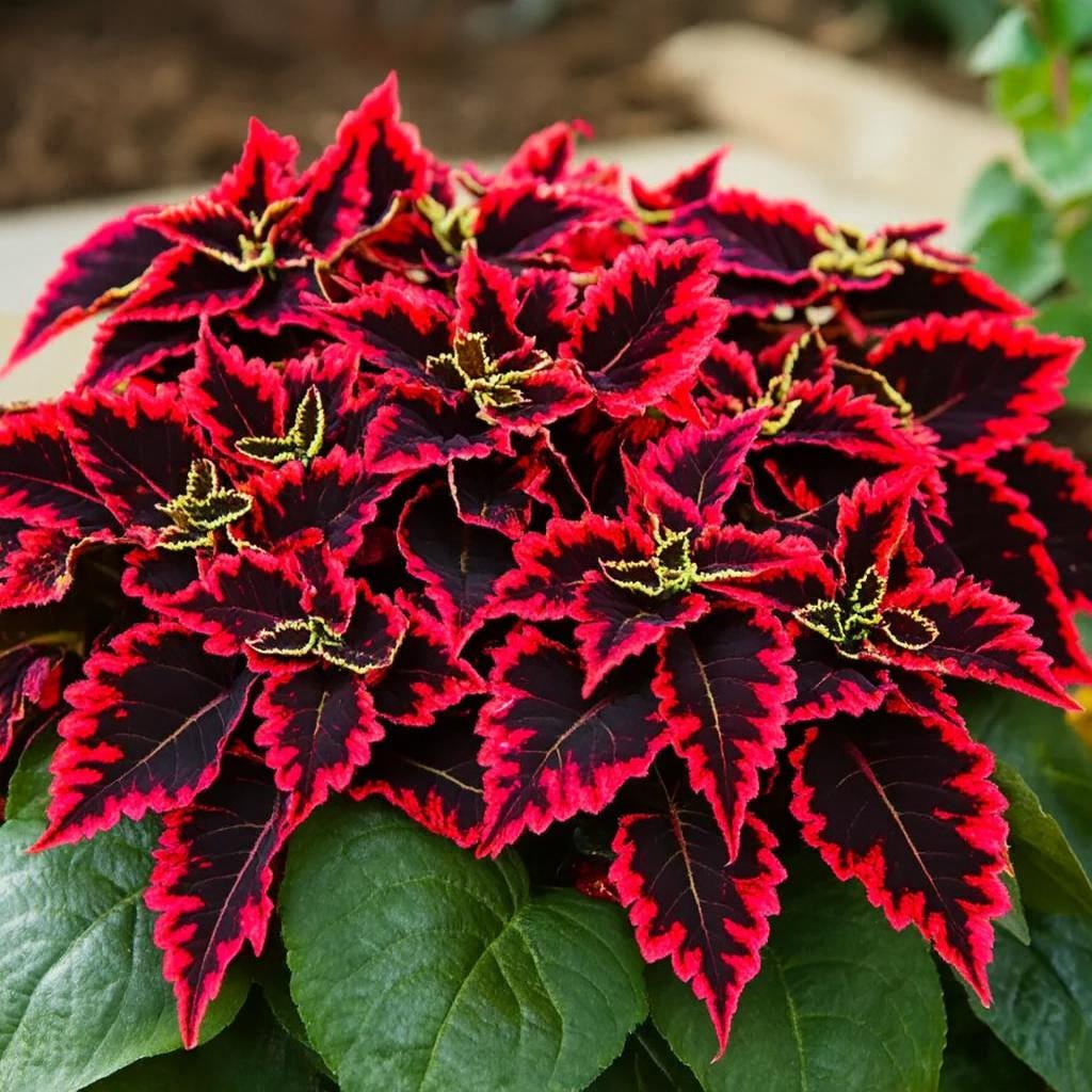 25 Kong Red Coleus Seeds, Rare Ornamental Plant for Pots & Garden Beds ...