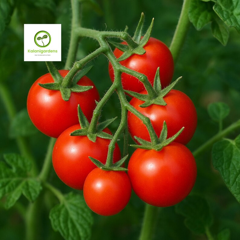 25 Heirloom Small Red Cherry Tomato Seeds, Organic Garden Vegetable ...