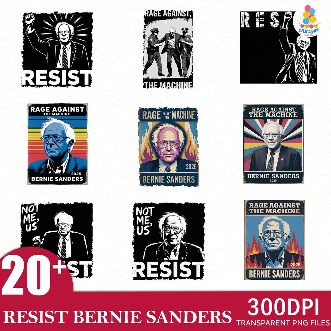 20+ Resist Bernie Sanders PNG, Rage Against the Machine Png Bundle ...