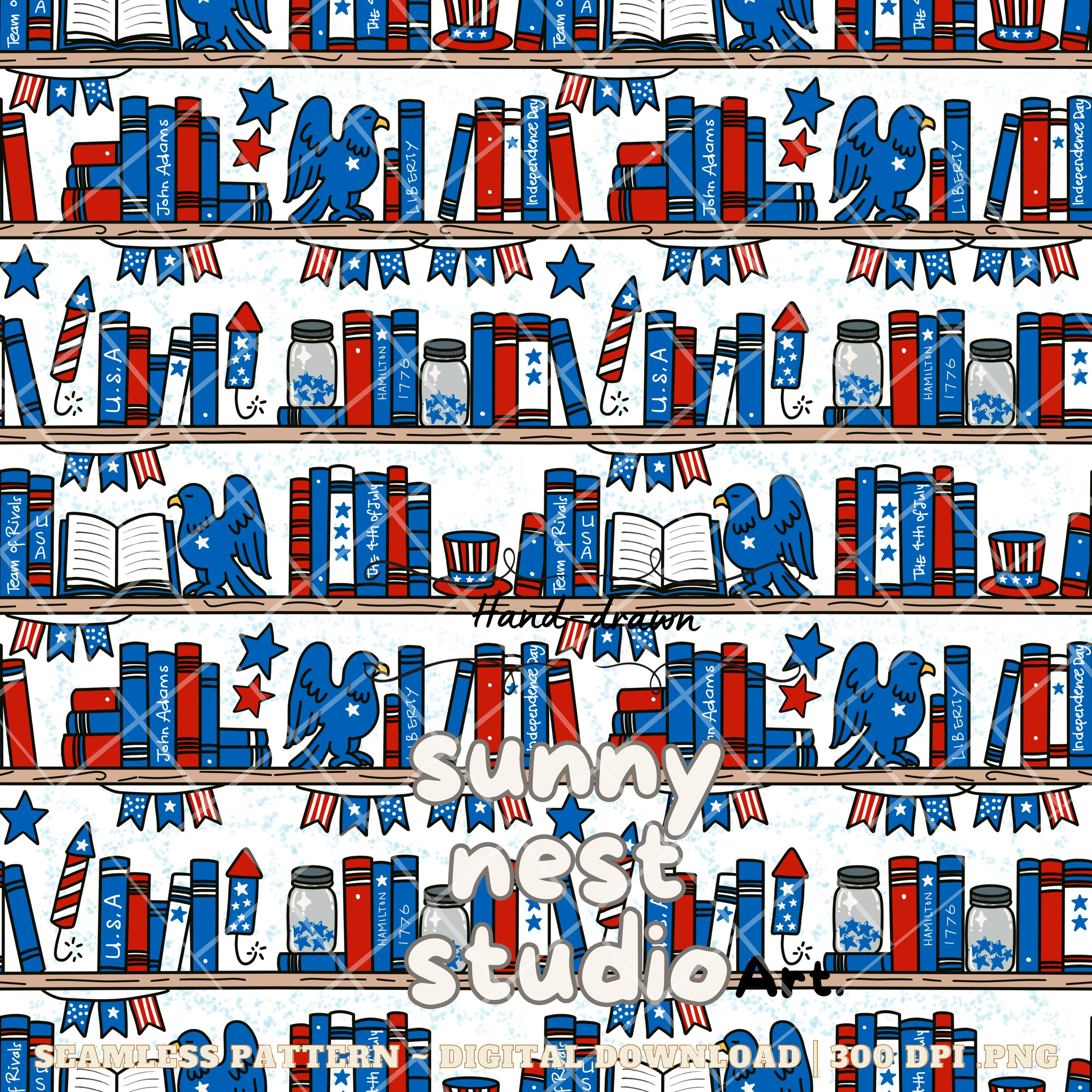Procreate Bookshelf Scene Creator Bundle: Digital Book Set Template ...