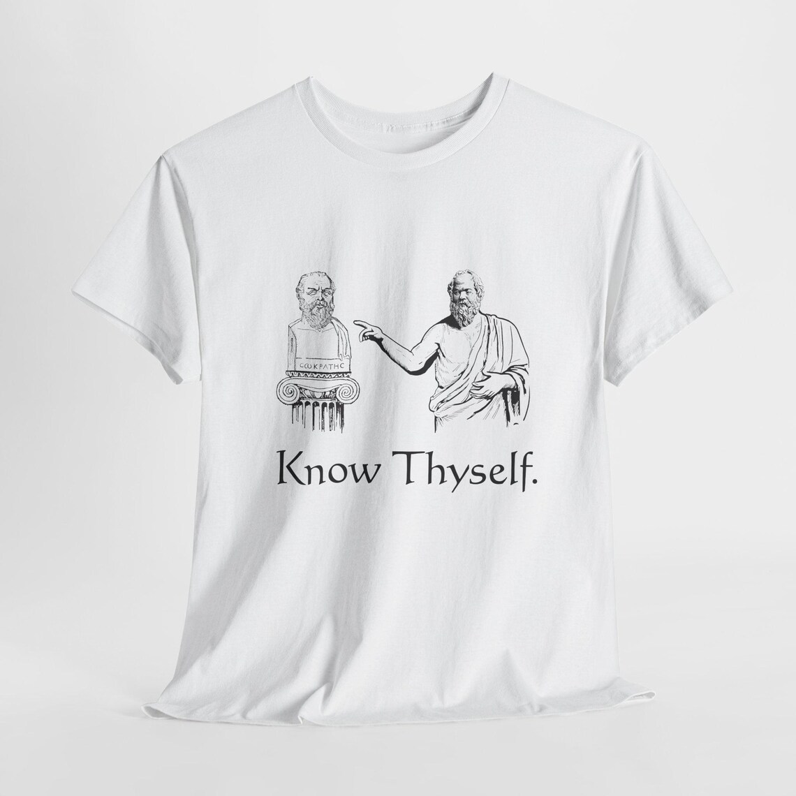 Know Thyself. Socrates & Socratic Philosophy Inspired Design Digital ...
