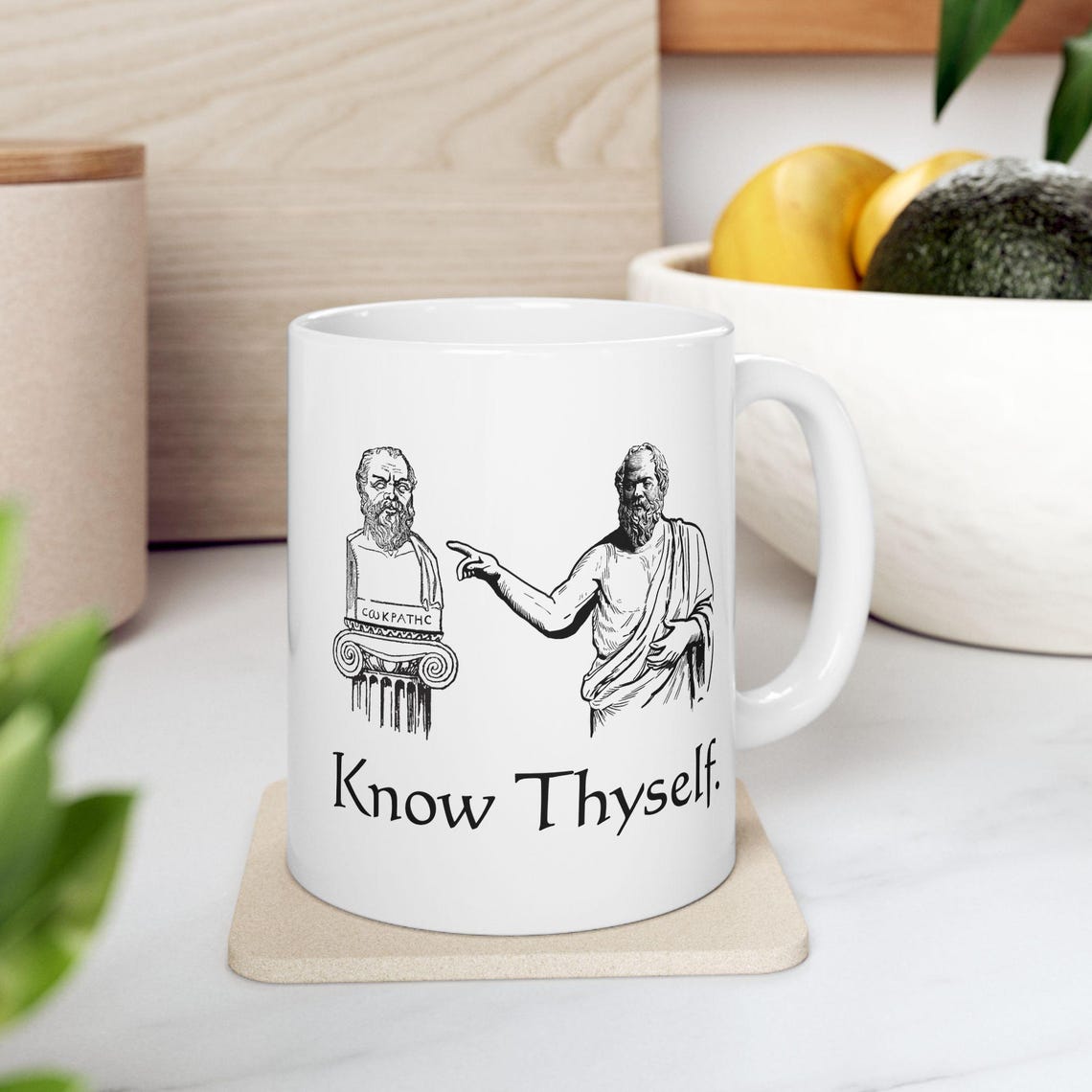 Know Thyself. Socrates & Socratic Philosophy Inspired Design Digital ...