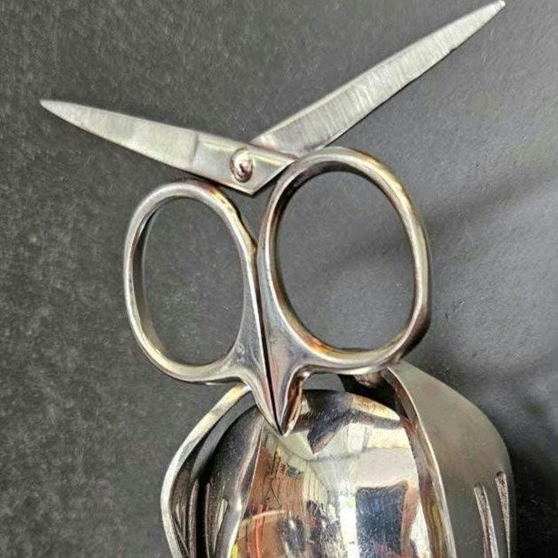Owl Made With Stainless Steel Cutlery. - Etsy