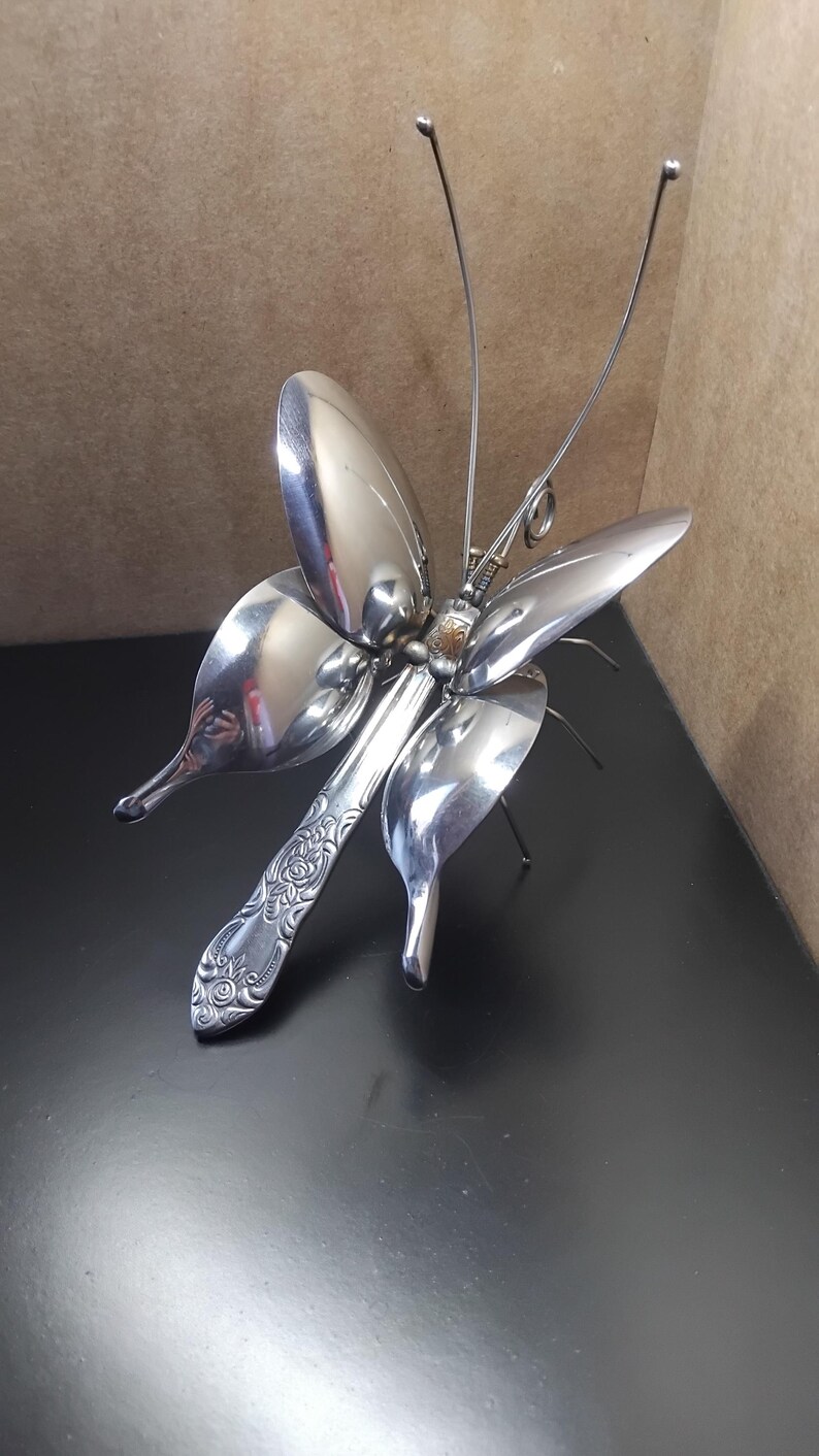 Butterfly (wings Out) Made With Stainless Steel Cutlery. - Etsy