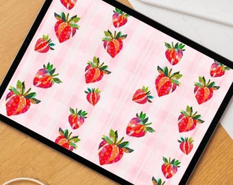 strawberry background ipad