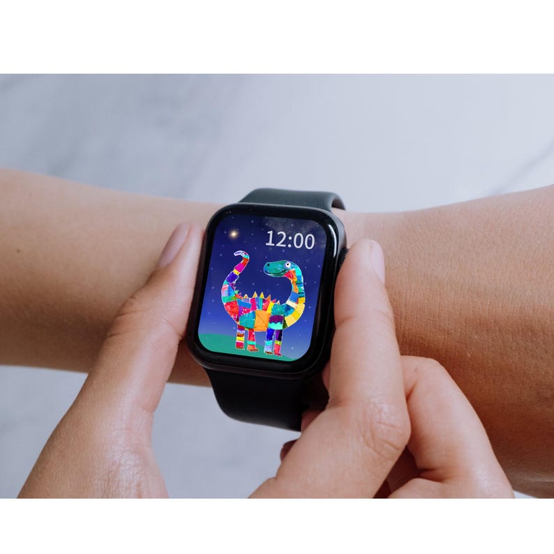 Cute Watch Wallpaper – Dinosaur Watch Face for Kids, Boys & Dreamers ...