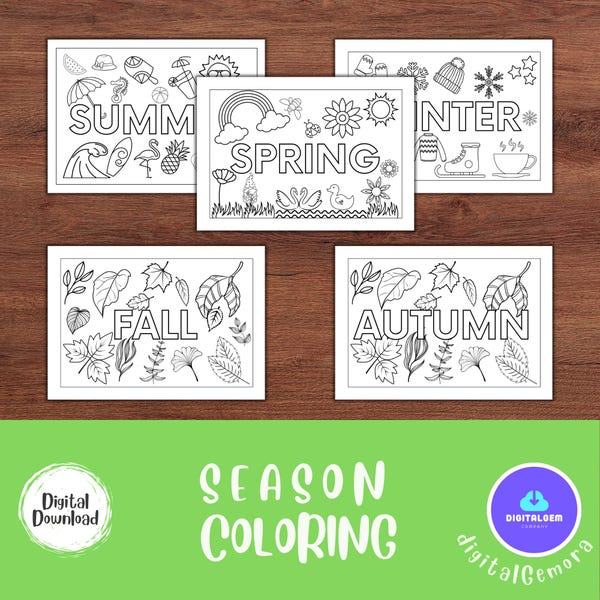 Four Seasons Art - Etsy